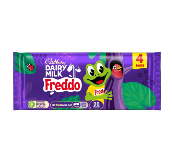 Cadbury Dairy Milk Freddo 4 Pack (4 x 18g) – Grampys Sweet Treats
